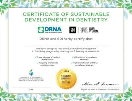 DRNA - SDI Launch Sustainable Development in Dentistry Program